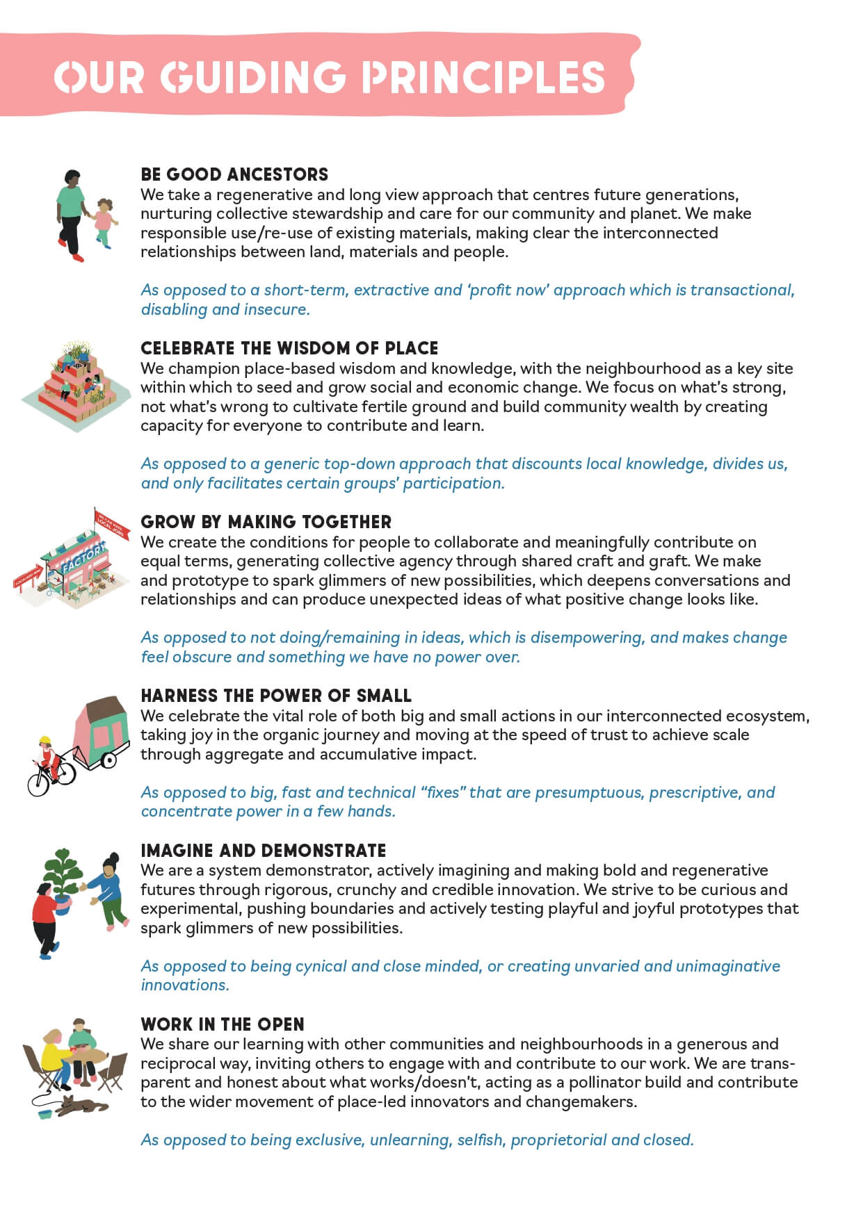 our guiding principles - WeCanMake